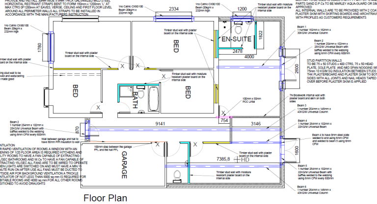 Structural GA Plan For A Bungalow | Excellence In Home Design